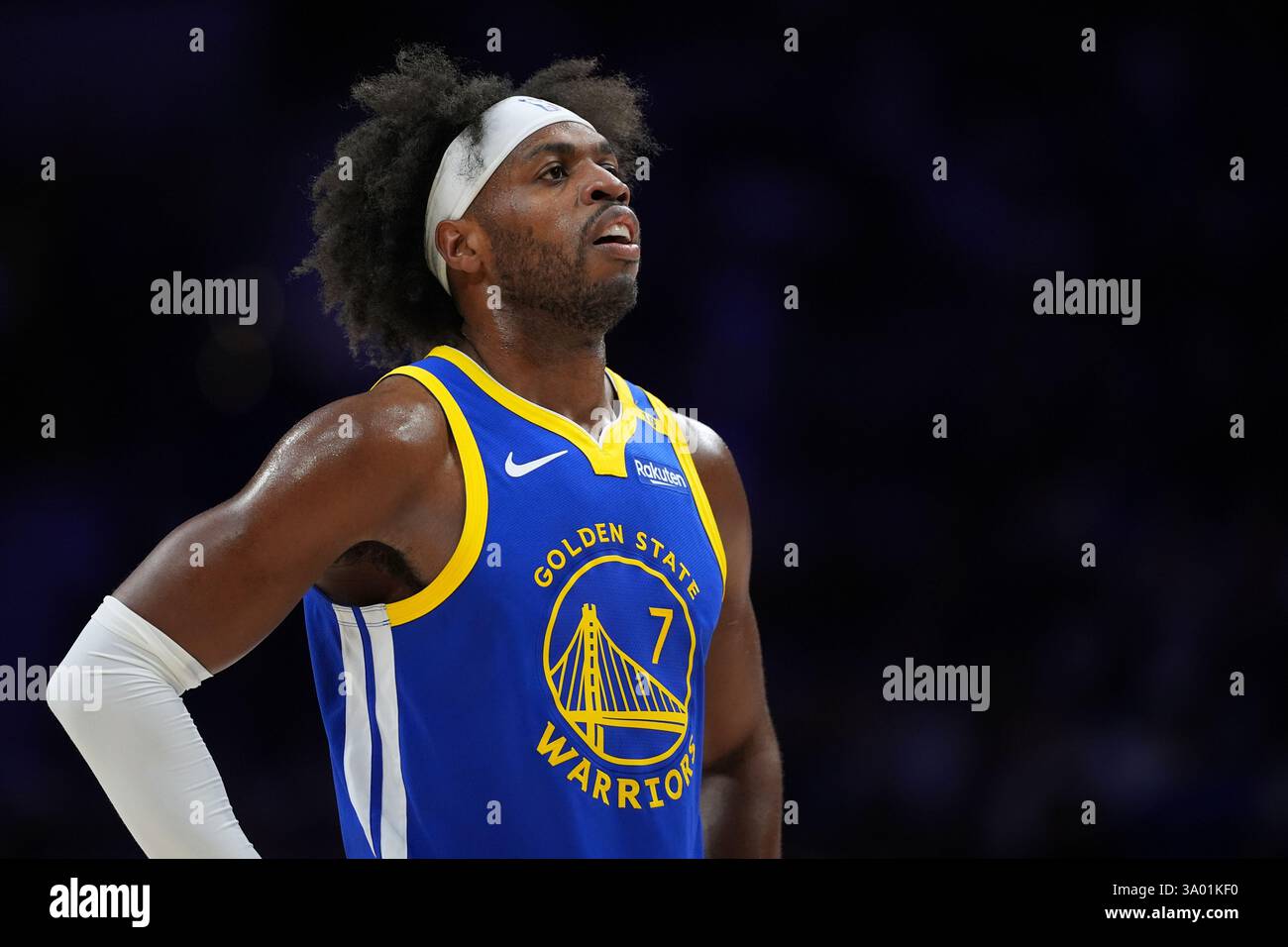 Golden State Warriors' Buddy Hield plays during an NBA basketball game ...