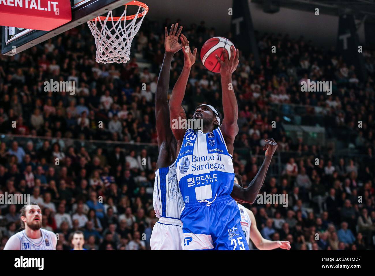 Reggio Emilia, Italy. 01st Mar, 2025. Rashawn Thomas (Dinamo Sassari ...