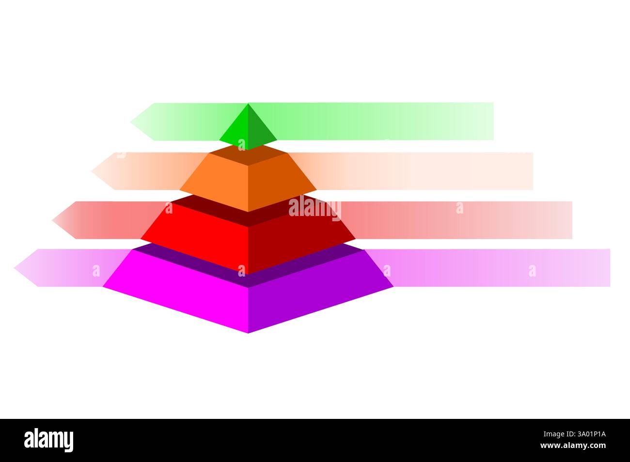 Infographic illustration of green with orange with purple and red ...