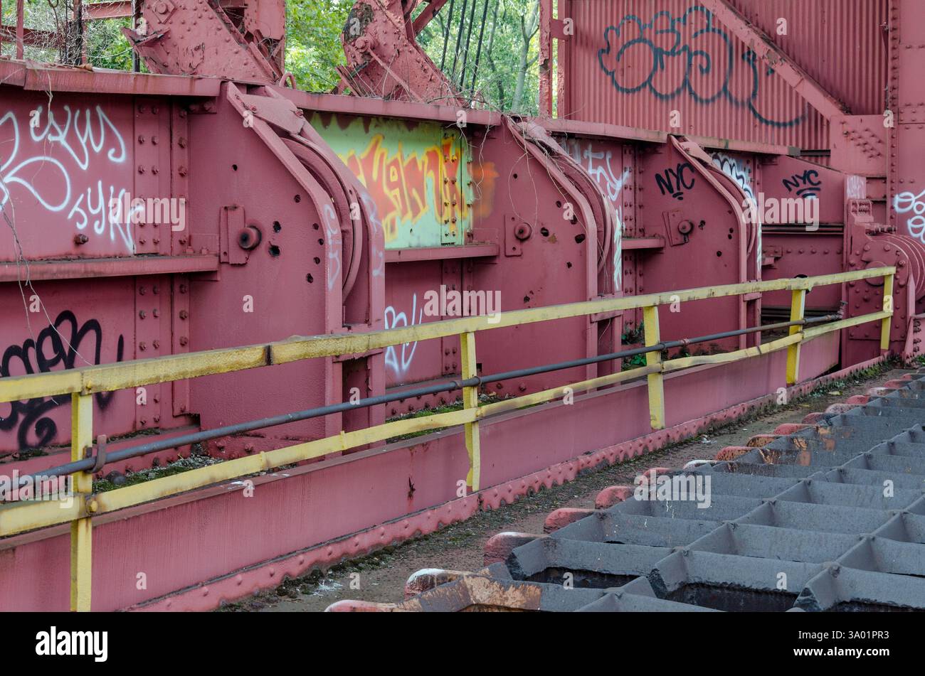 The decommissioned, abandoned, and demolished Carrie Furnace in Rankin ...