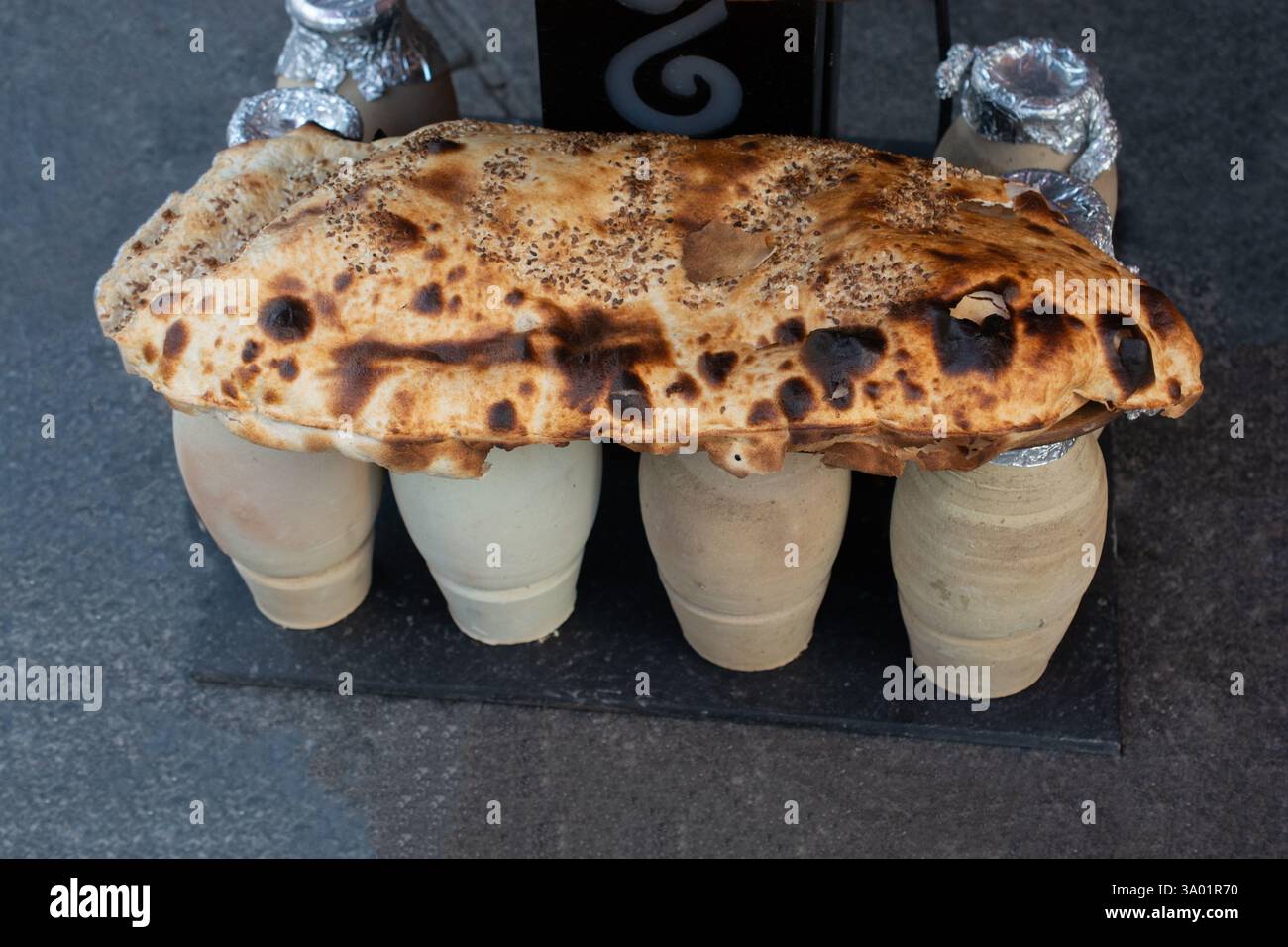 Traditional Turkish style made bread loaf Stock Photo - Alamy