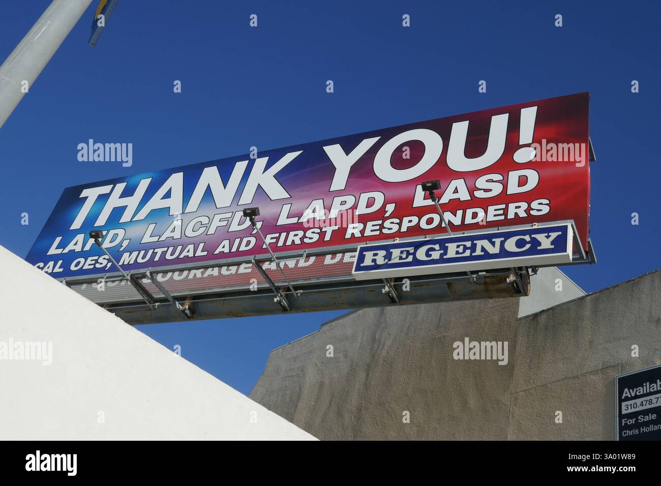 Los Angeles, California, USA 28th February 2025 Thank You LAFD LACFD ...