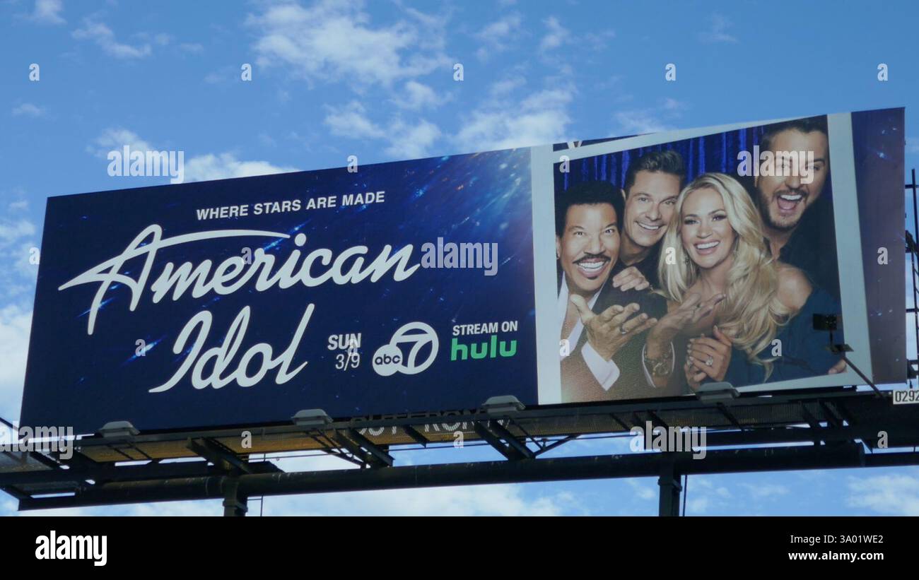 Los Angeles, California, USA 28th February 2025 American Idol Billboard ...