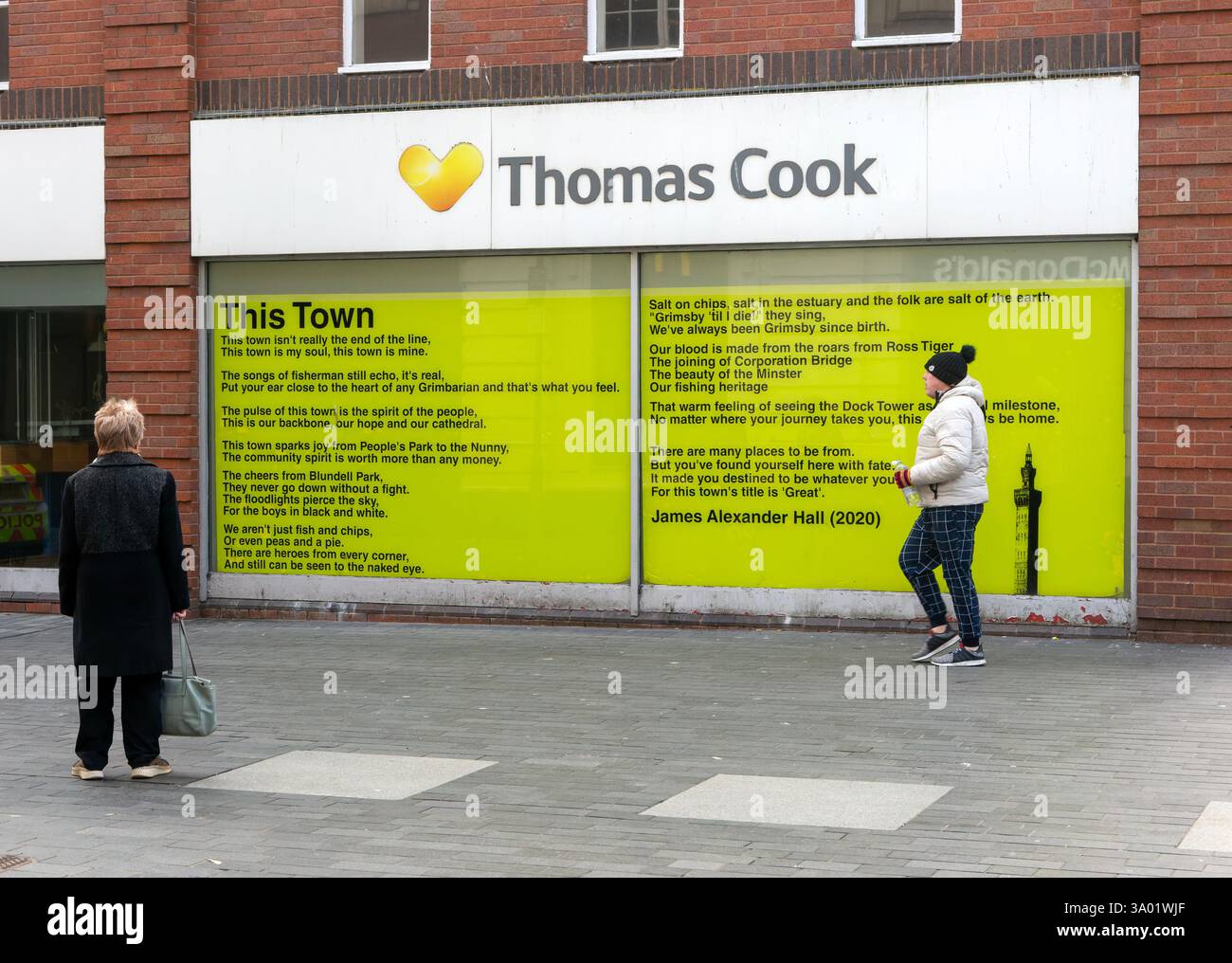 This Town poem by James Alexander Hall 2020, on Thomas Cook travel ...