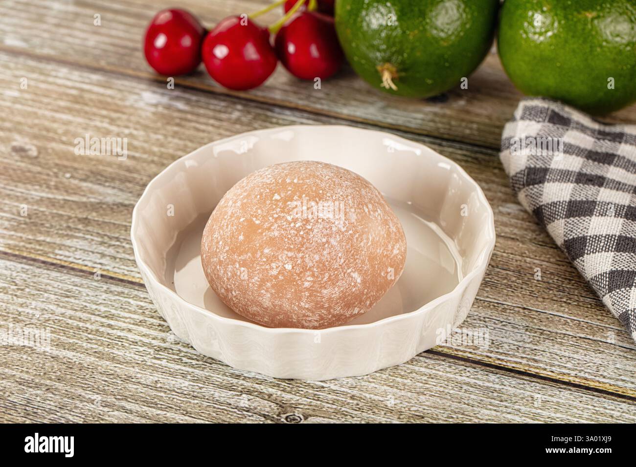 Japanese rice dessert mochi cake with cream Stock Photo - Alamy
