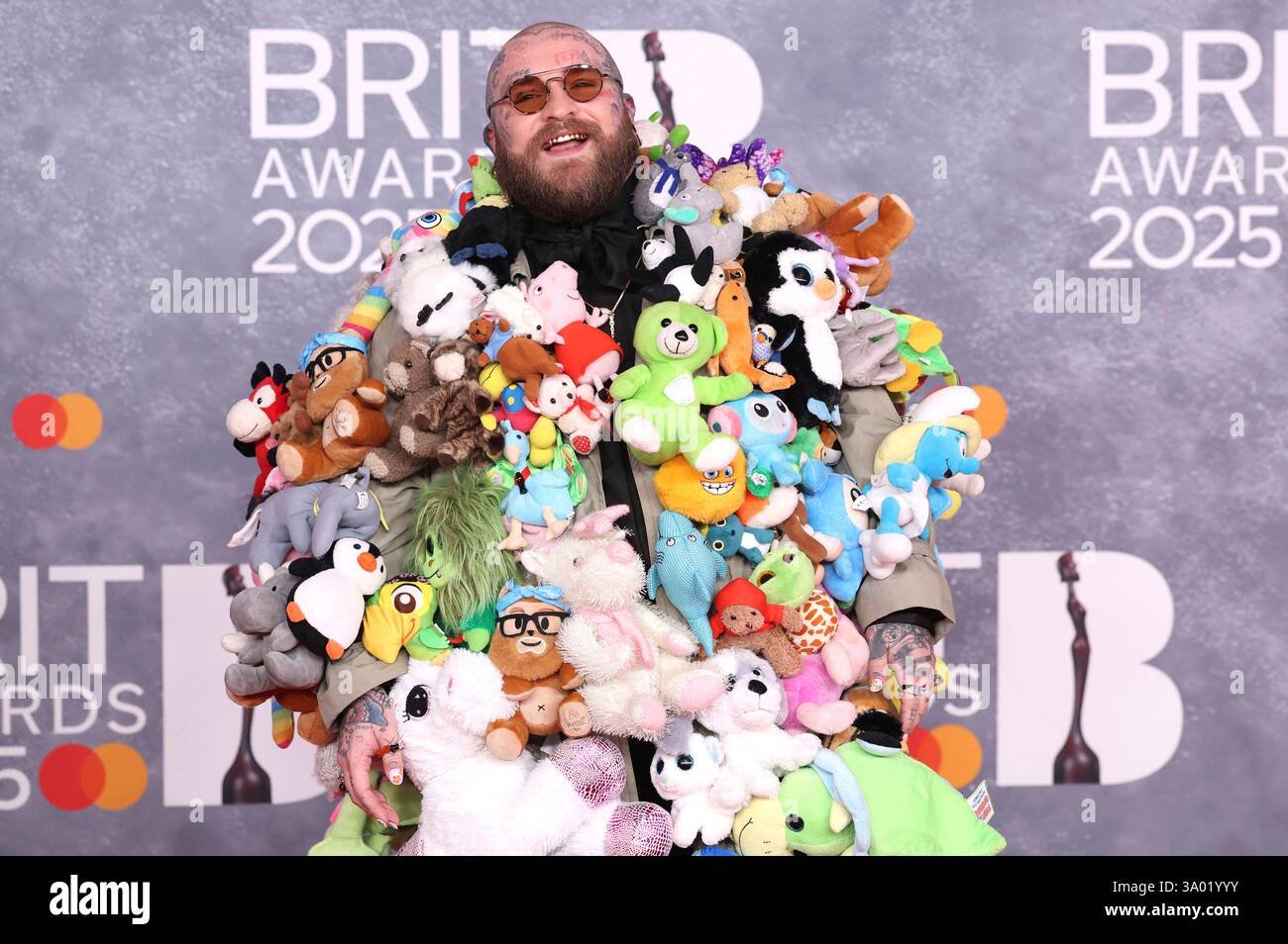 Teddy Swims bei der Verleihung der 45. BRIT Awards 2025 in der O2 Arena ...