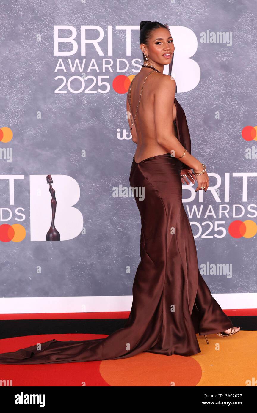 Vick Hope bei der Verleihung der 45. BRIT Awards 2025 in der O2 Arena. London, 01.03.2025 ...