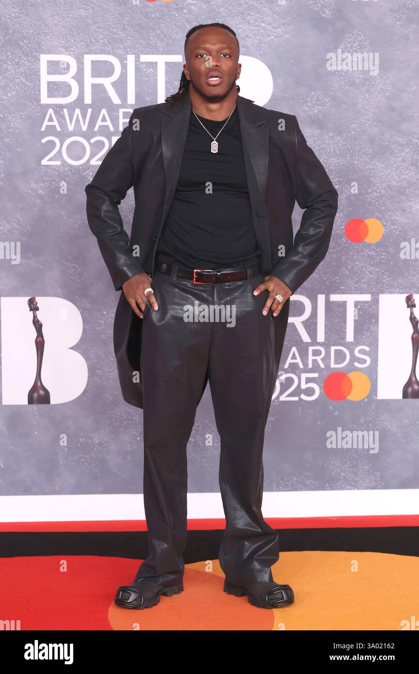 KSI bei der Verleihung der 45. BRIT Awards 2025 in der O2 Arena. London ...