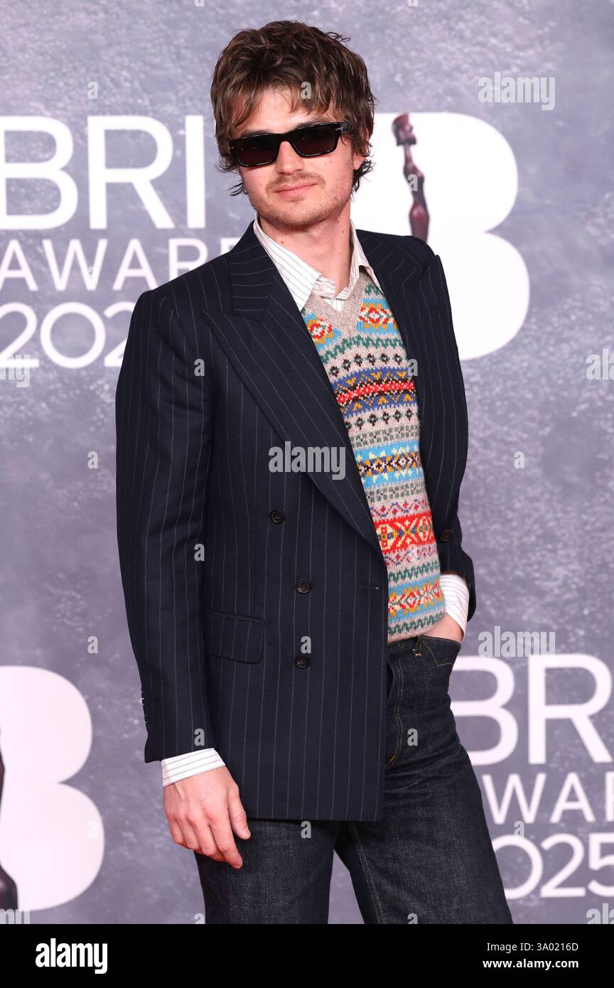 Joe Keery bei der Verleihung der 45. BRIT Awards 2025 in der O2 Arena ...