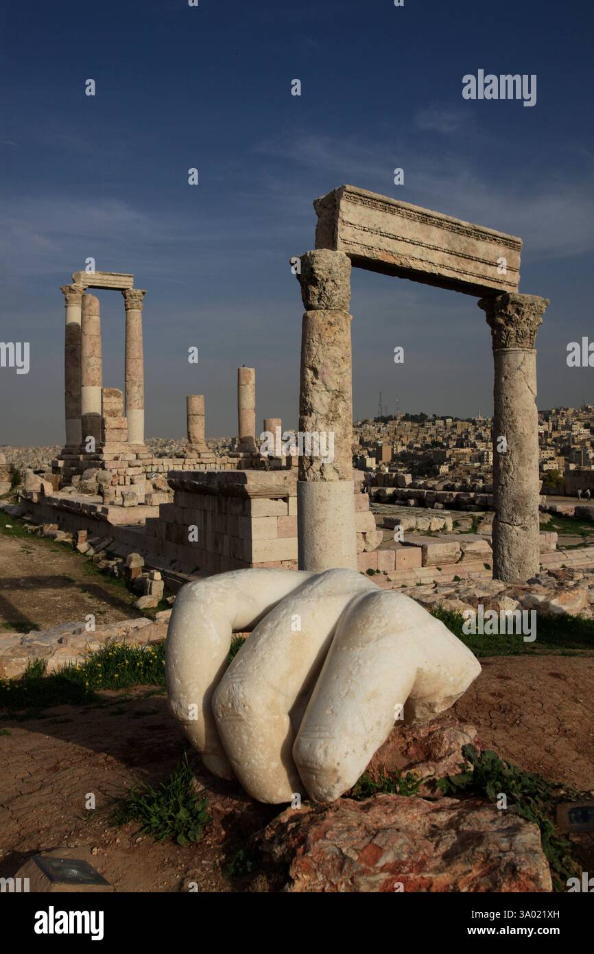 Ancient columns of the roman Temple of Hercules built when Geminius ...