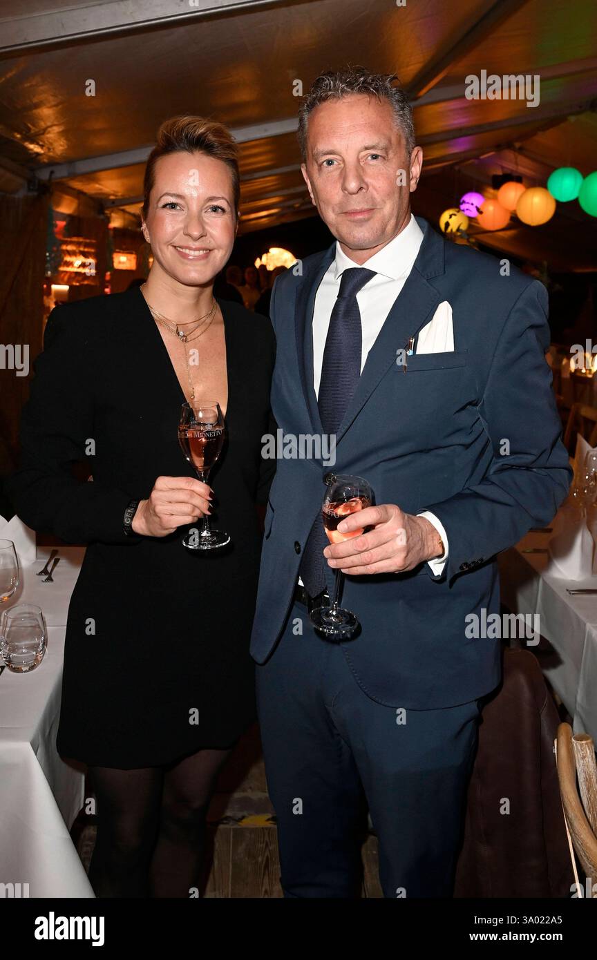 Patrick Graf von Faber-Castell mit Partnerin Sandra-Sophie Trauboth bei ...