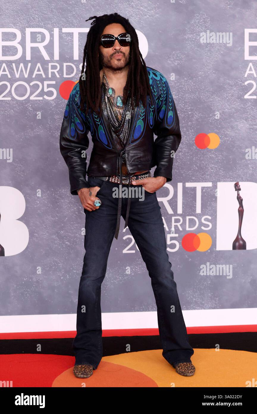 Lenny Kravitz bei der Verleihung der 45. BRIT Awards 2025 in der O2 ...