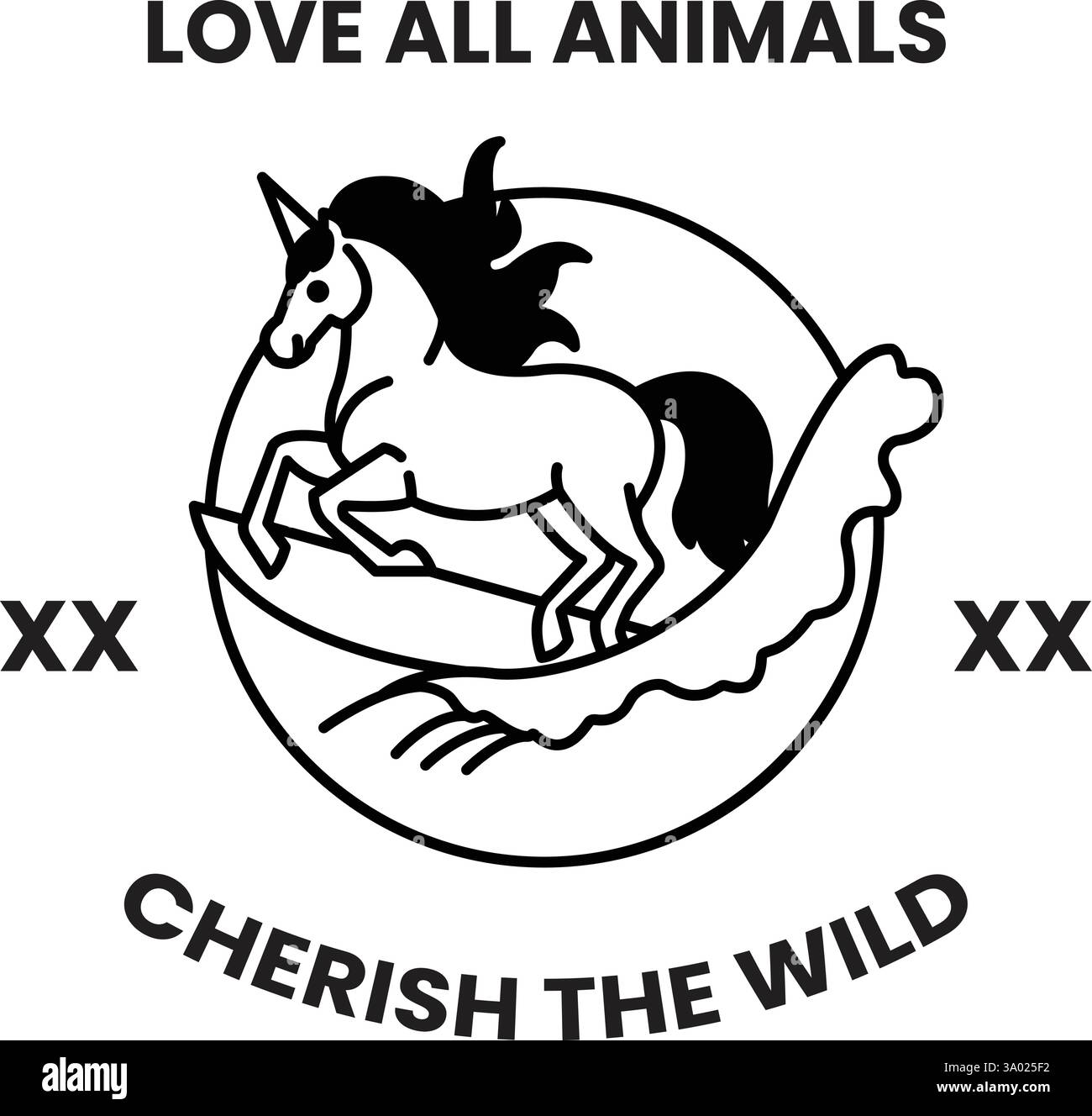 Respect for animals Stock Vector Images - Alamy