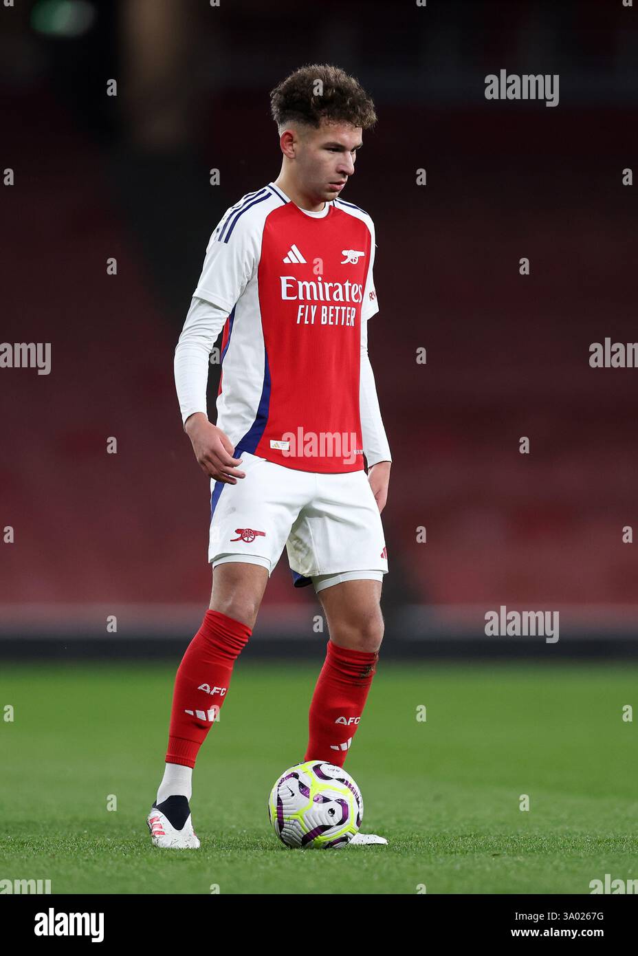 London, UK. 28th Feb, 2025. Brayden Clarke of Arsenal during the ...