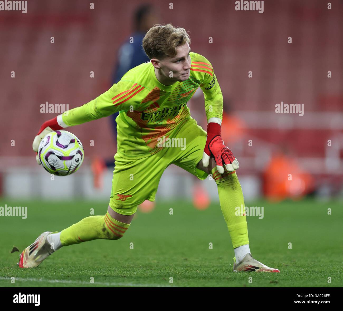 London, UK. 28th Feb, 2025. Jack Porter of Arsenal during the Arsenal ...