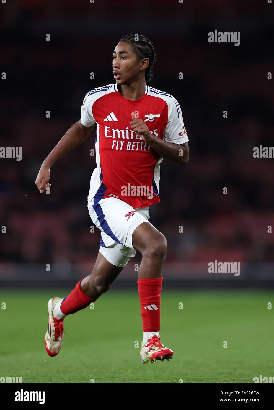 London, England, 28th February 2025. Marli Salmon of Arsenal during the ...