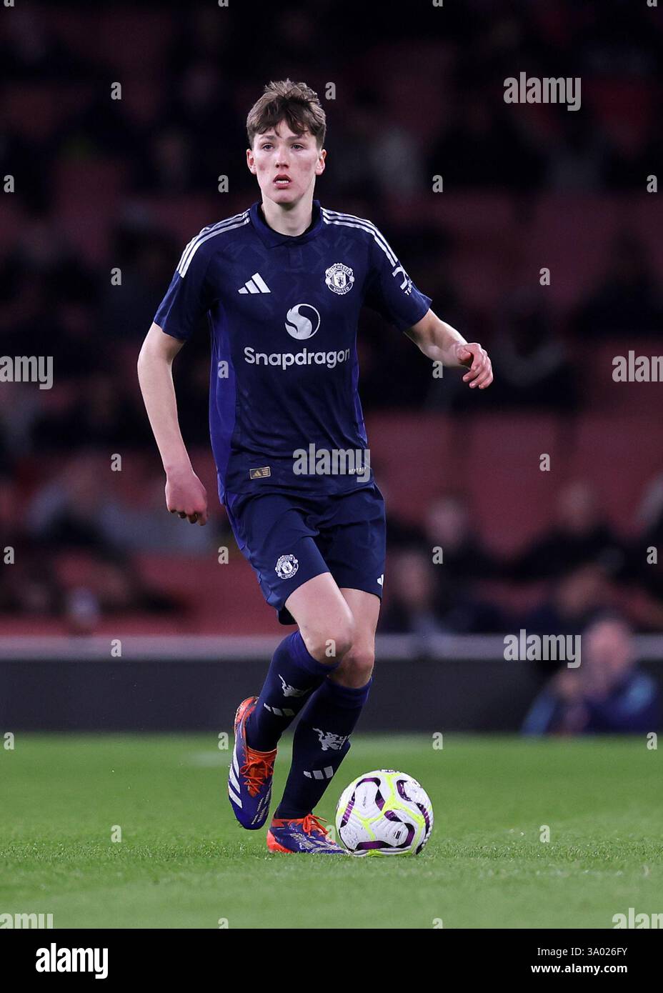 London, UK. 28th Feb, 2025. Danny Armer of Manchester United during the ...