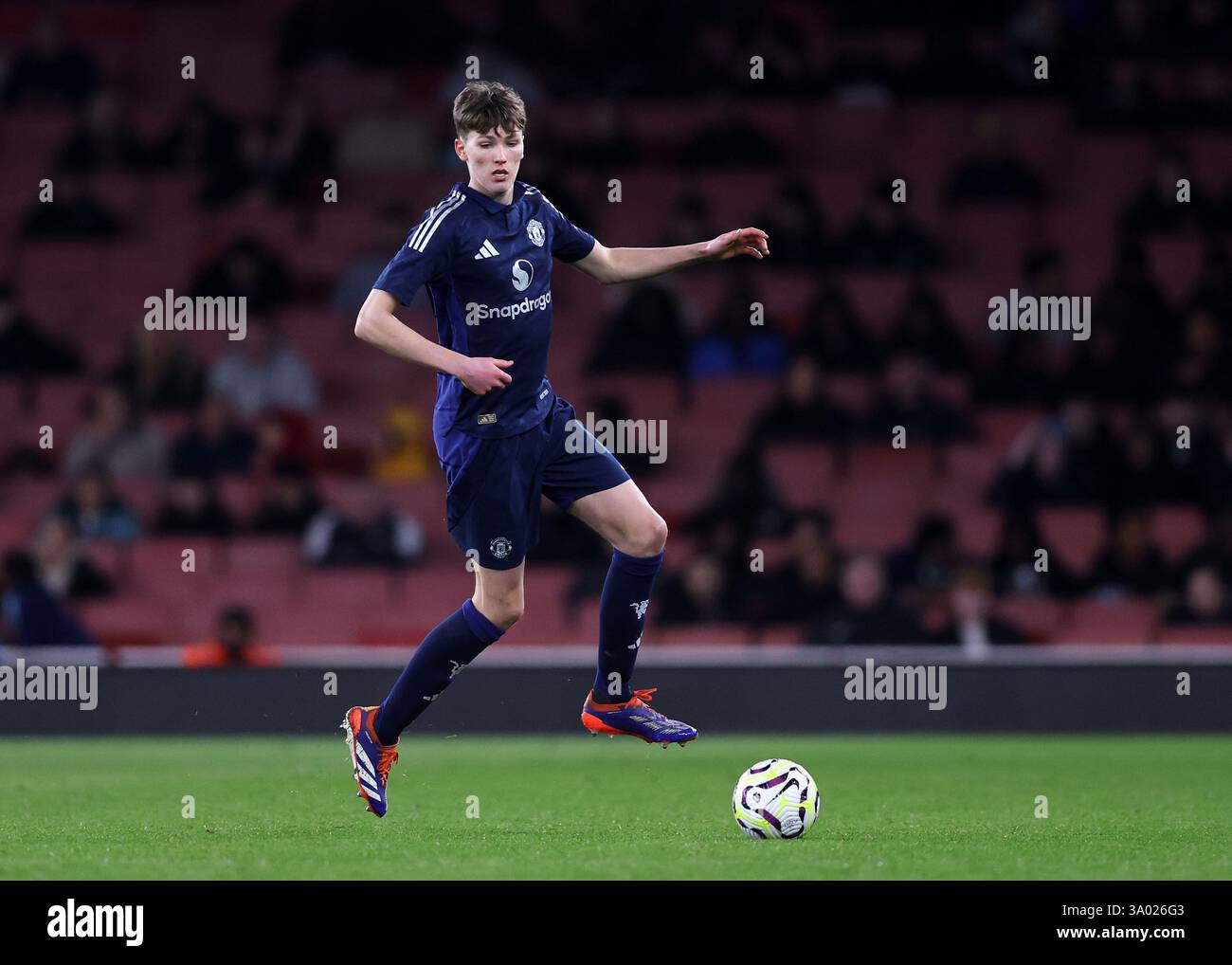 London, UK. 28th Feb, 2025. Danny Armer of Manchester United during the ...