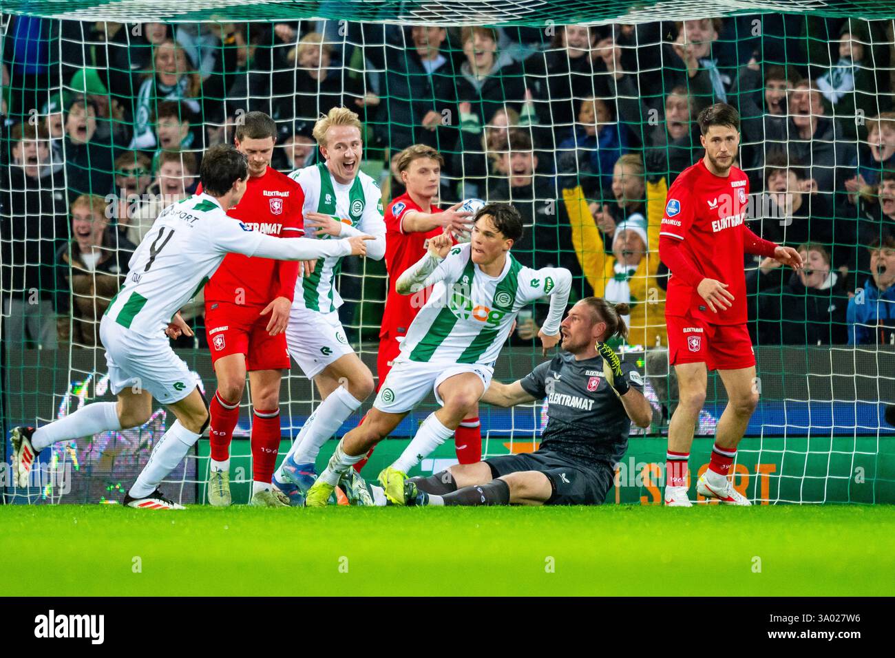 Groningen, Netherlands. 01st Mar, 2025. GRONINGEN, Stadium Euroborg, 01 ...