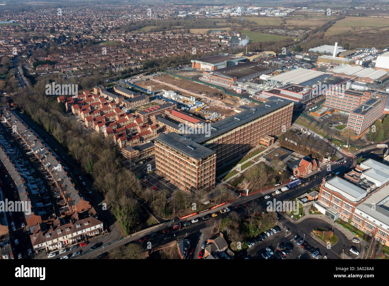 Aerial drone photo of the city of York in North Yorkshire, England ...