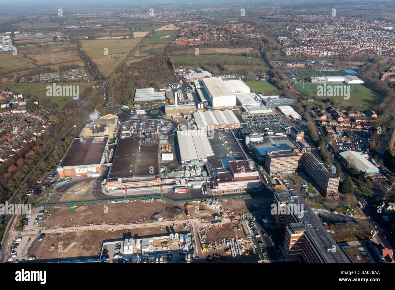 Aerial drone photo of the city of York in North Yorkshire, England ...