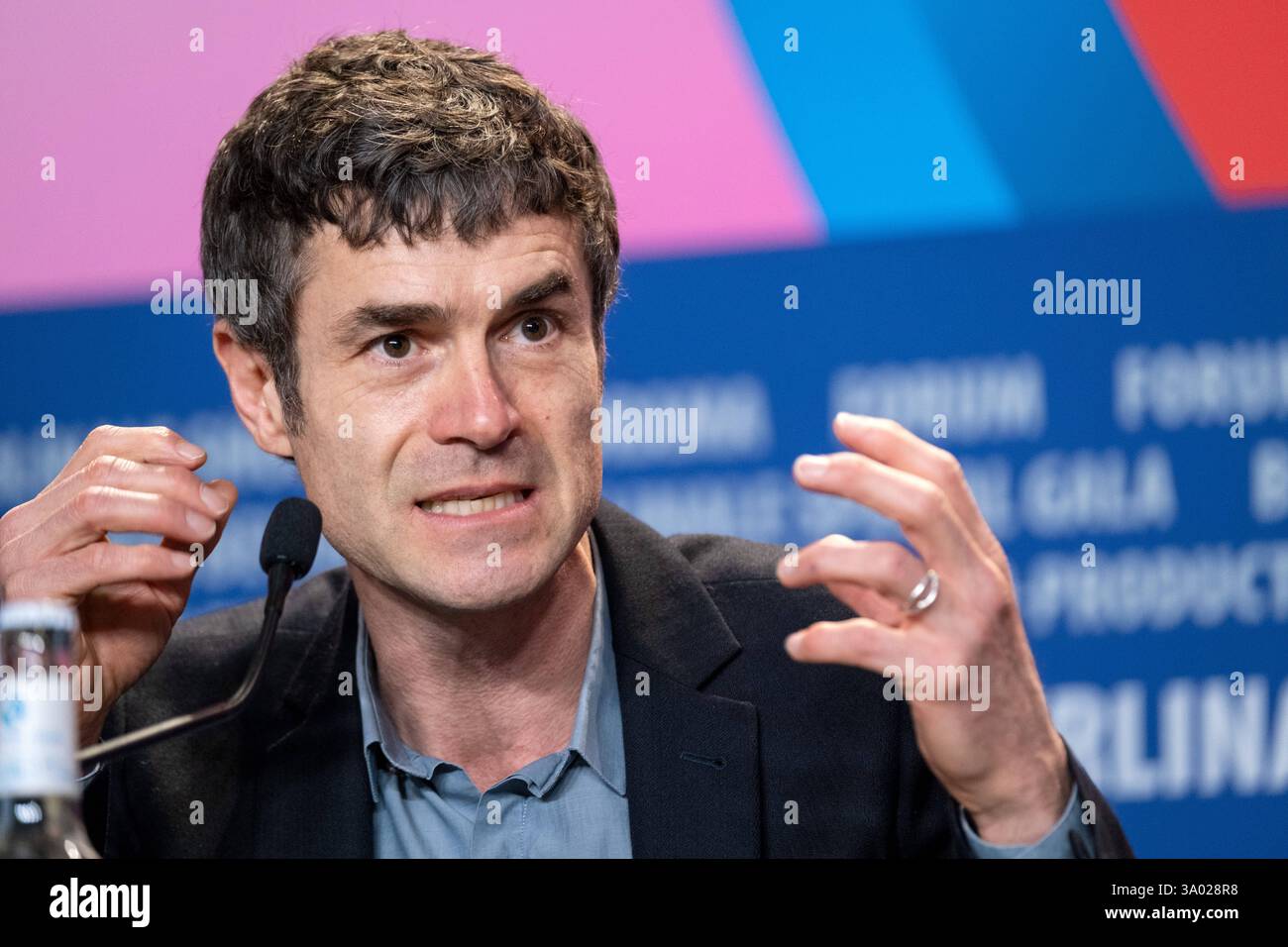 Schauspieler Yannick Renier während der Pressekonferenz zum Film REFLET ...