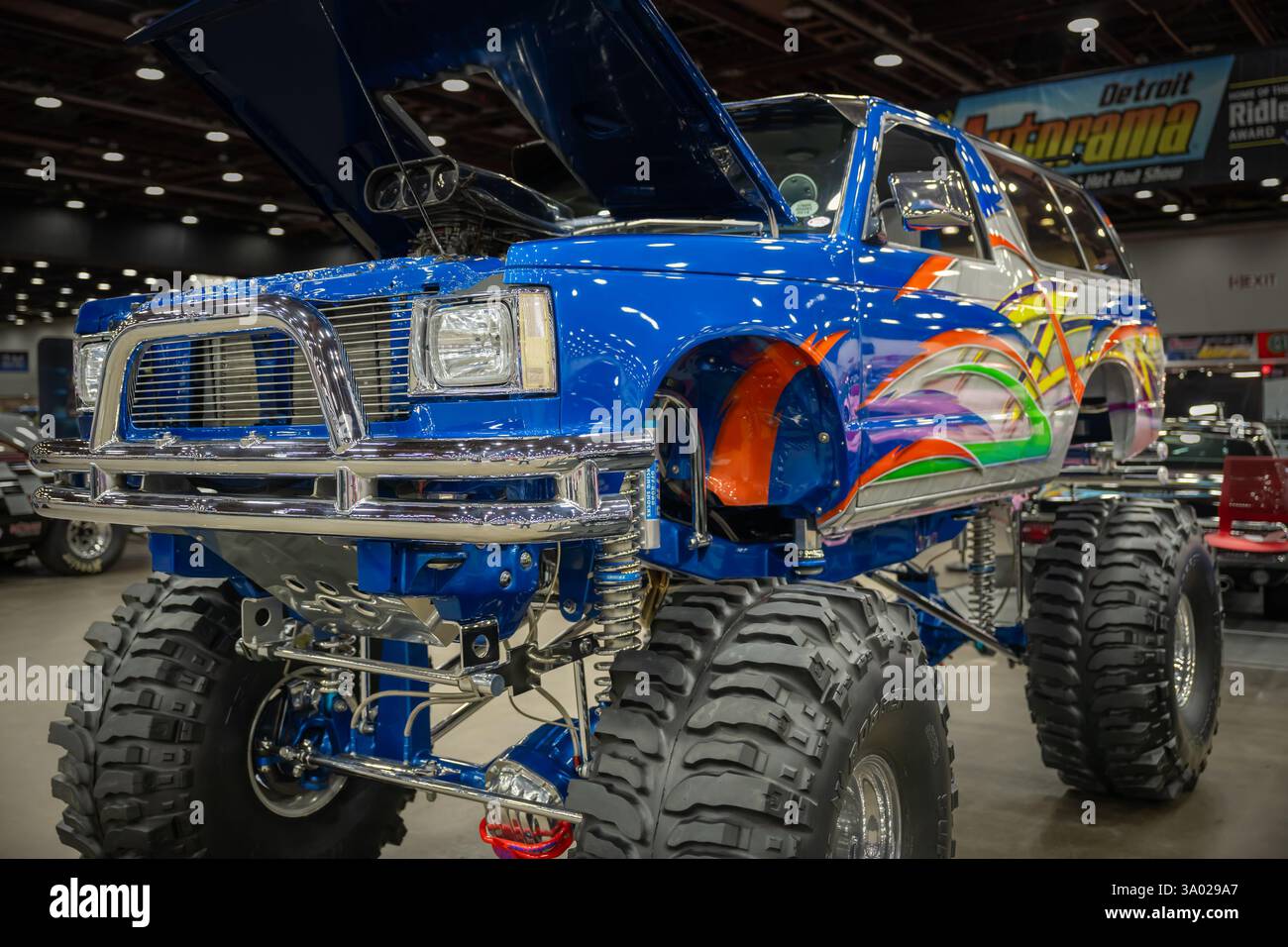 DETROIT, MI/USA - February 28, 2025: A 2024 custom, supercharged, Mini ...