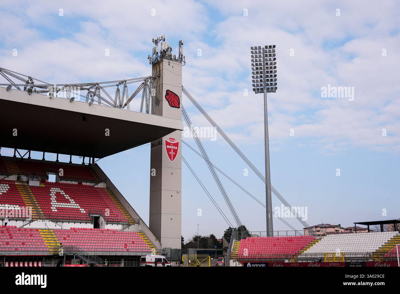 Details of Stadium before the Serie A soccer match between Monza and ...