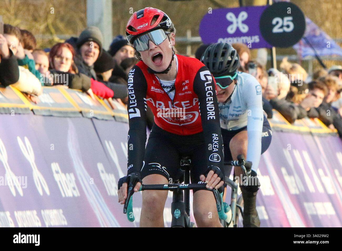 Ninove, Belgium. 01st Mar, 2025. NINOVE, BELGIUM - MARCH 1: Lotte Claes ...