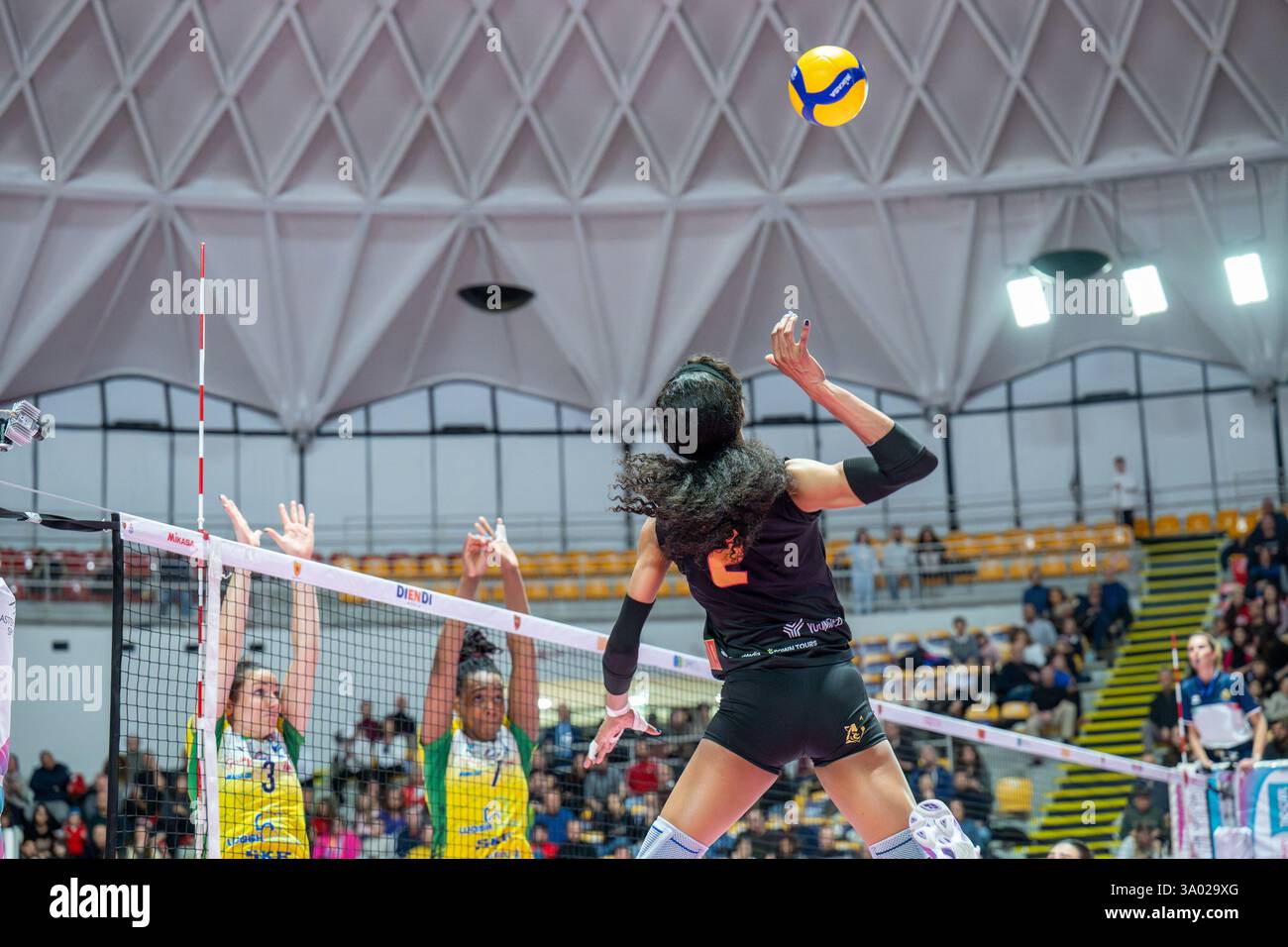 Rome, Italy. 01st Mar, 2025. Wilma Salas of Roma Volley Club during the ...
