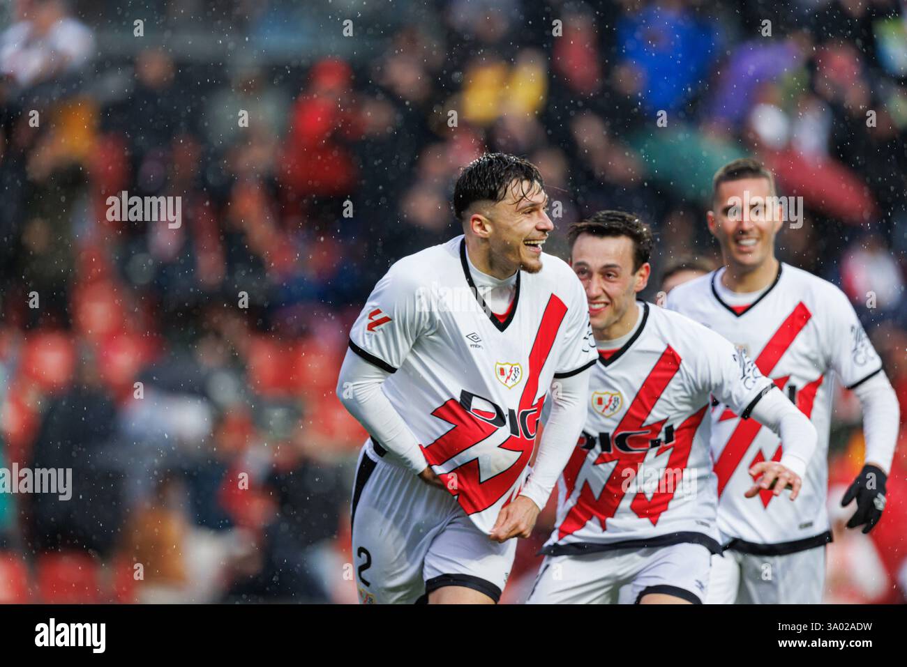 Andrei Florin Ratiu (Rayo Vallecano) seen in action during the LaLiga ...