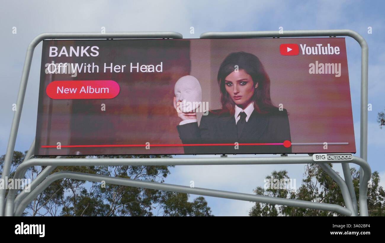 Los Angeles, California, USA 1st March 2025 Banks Off With Her Head New ...