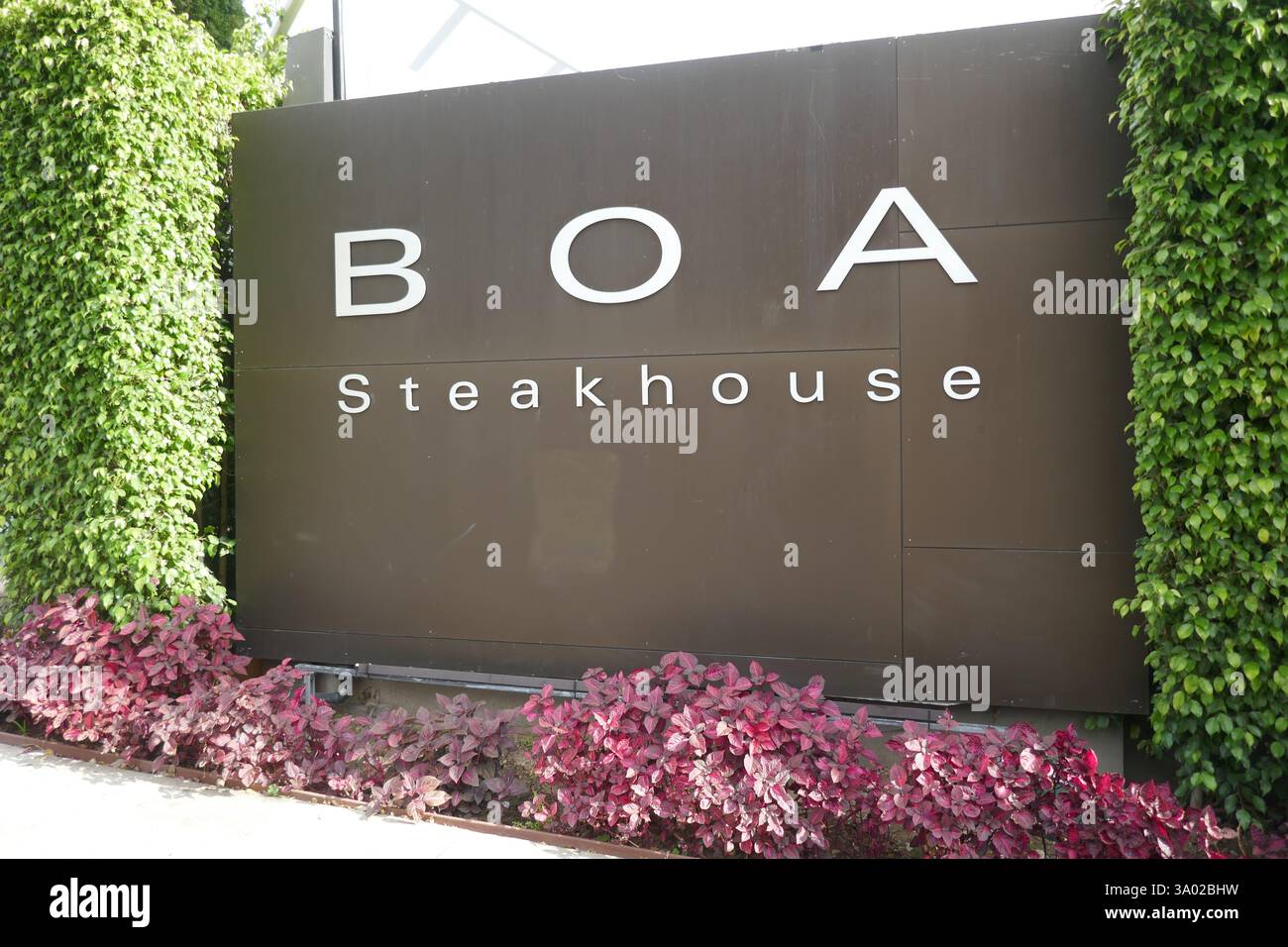 Los Angeles, California, USA 1st March 2025 BOA SteakHouse on Sunset ...