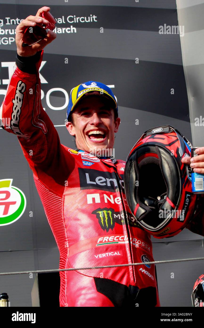 PT MotoGP of Thailand Spanish MotoGP rider Marc Marquez of Ducati ...
