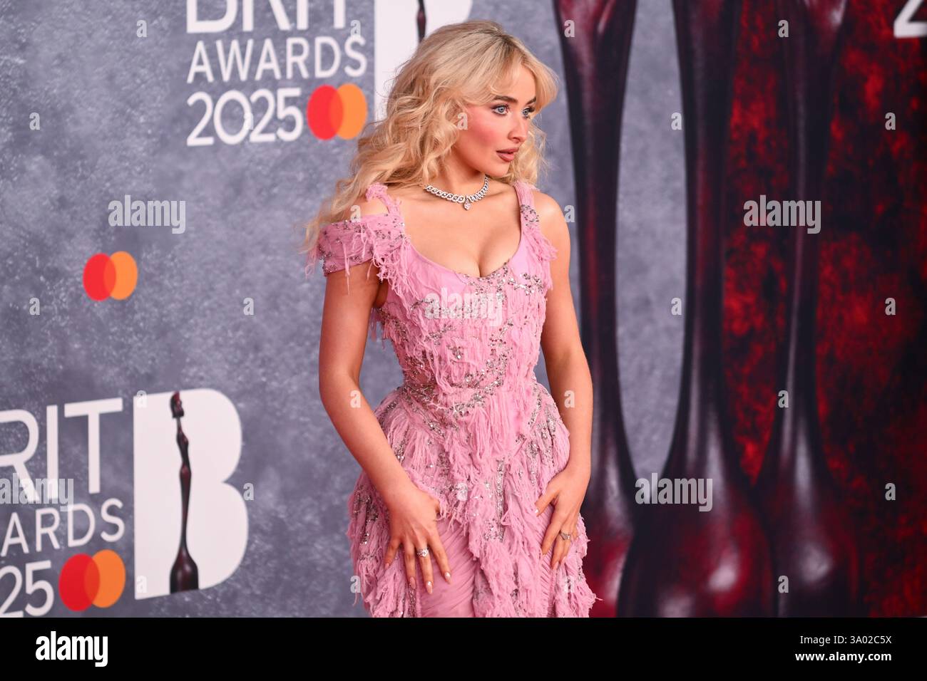 London, UK. 1 March 2025. Sabrina Carpenter arriving for The BRIT ...