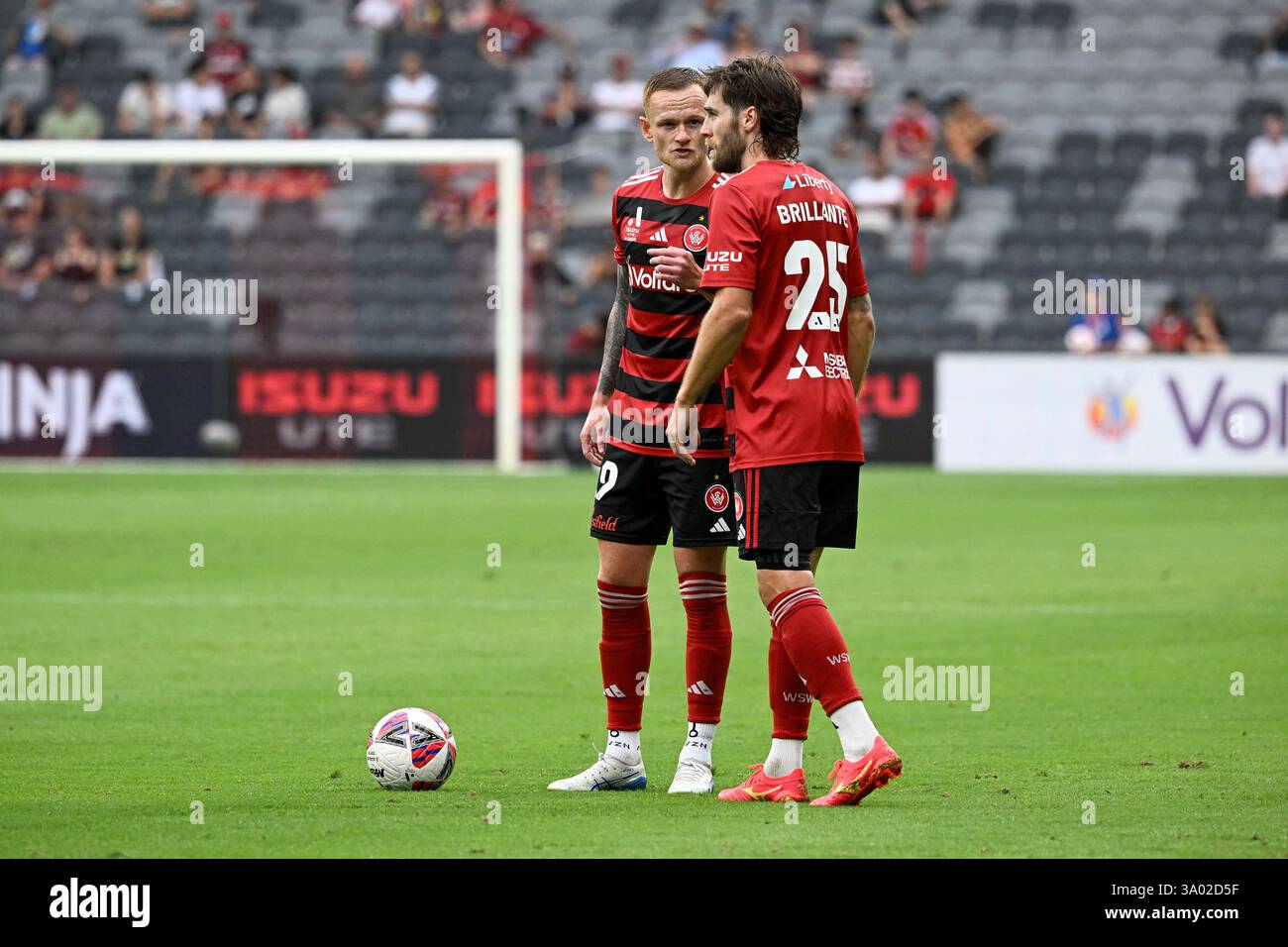 2nd March 2025; CommBank Stadium, Sydney, NSW, Australia; A-League ...
