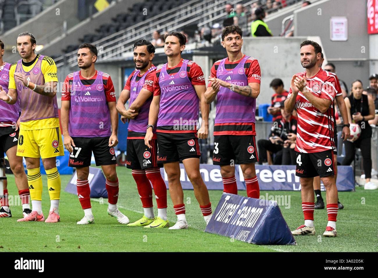 CommBank Stadium, Sydney, NSW, Australia. 2nd Mar, 2025. A-League ...