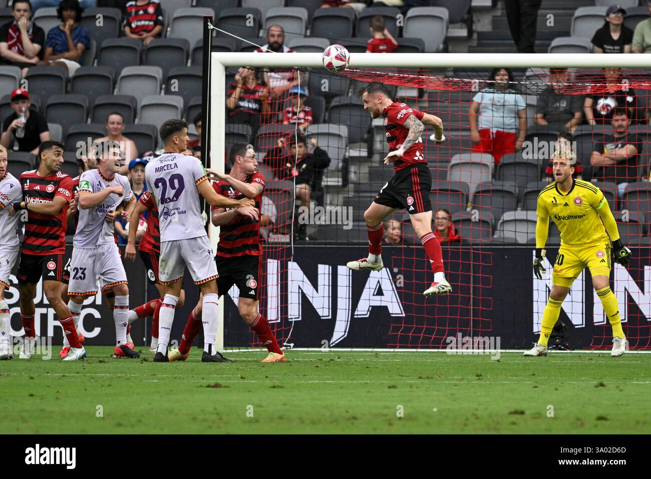 CommBank Stadium, Sydney, NSW, Australia. 2nd Mar, 2025. A-League ...