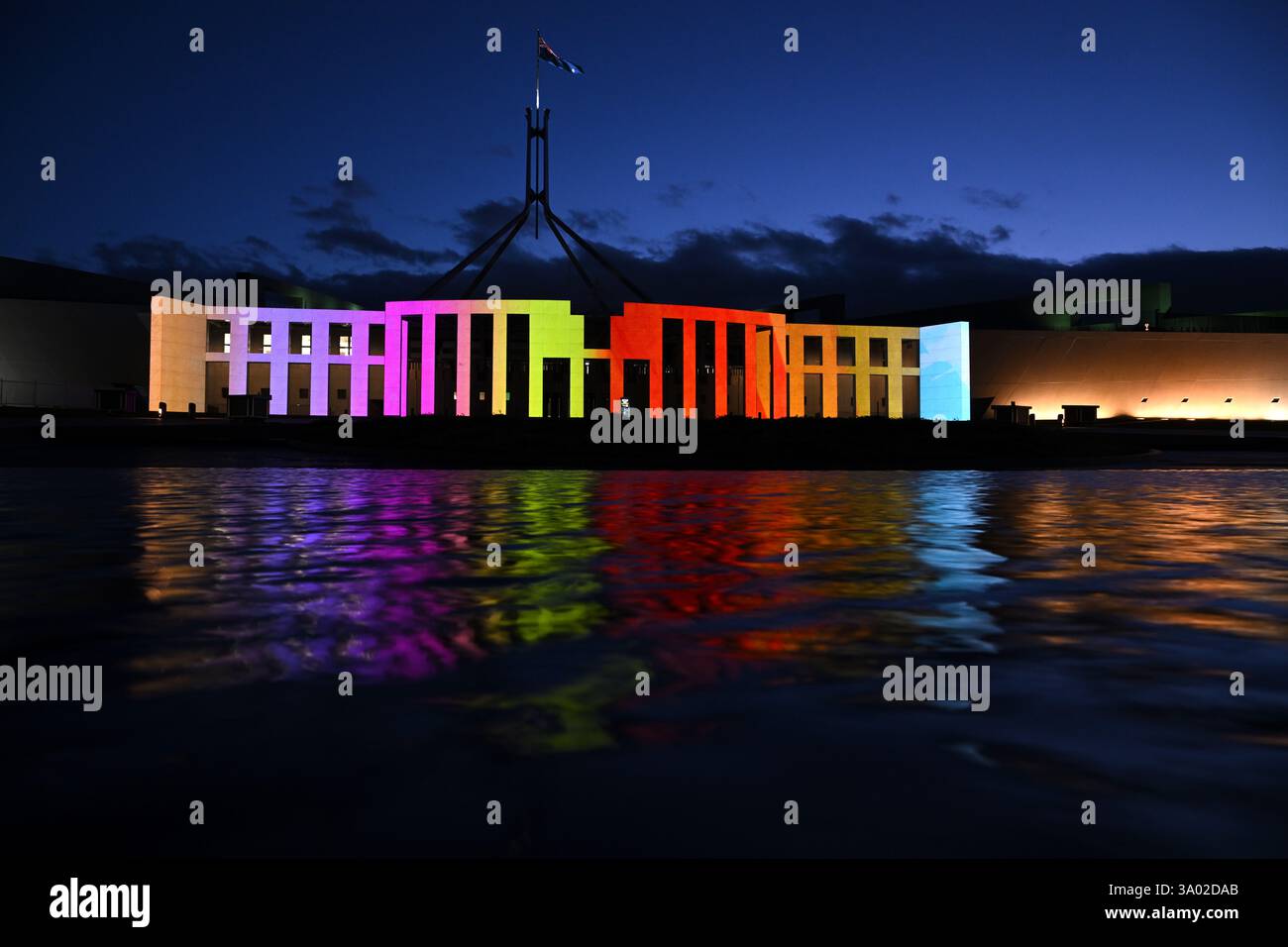 Canberra, Australia. 02nd Mar, 2025. The facade of Australian ...