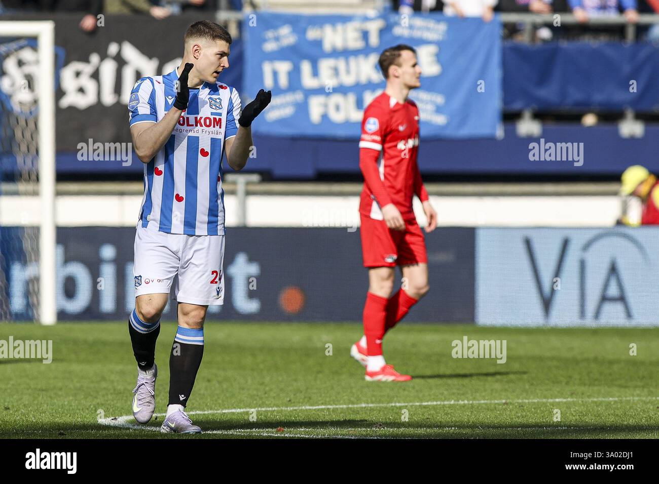HEERENVEEN - 02-03-2025, Abe Lenstra Stadion. Dutch Eredivisie Football ...