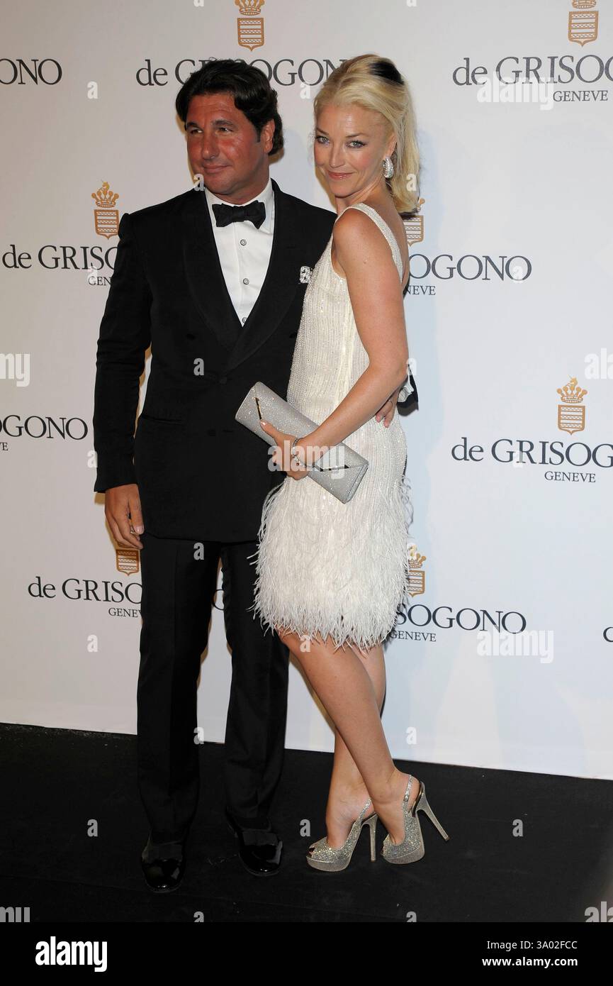 Giorgio Veroni, Tamara Beckwith.at the de Grisogono Party during the ...