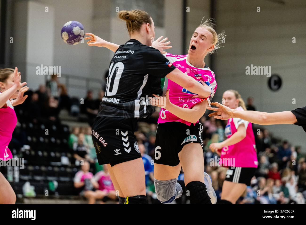 Copenhagen, Denmark. 01st Mar, 2025. Thea Rasmussen (6) of Silkeborg ...