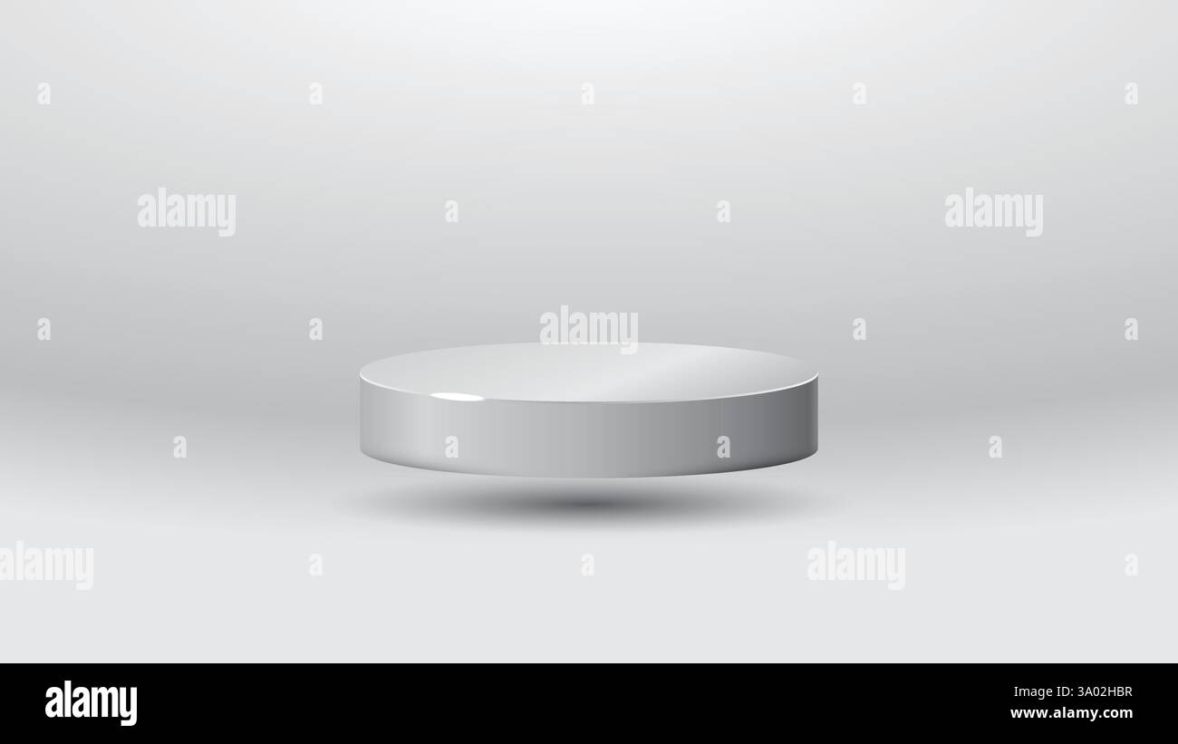 Flying White podium elegant background of luxury empty presentation ...