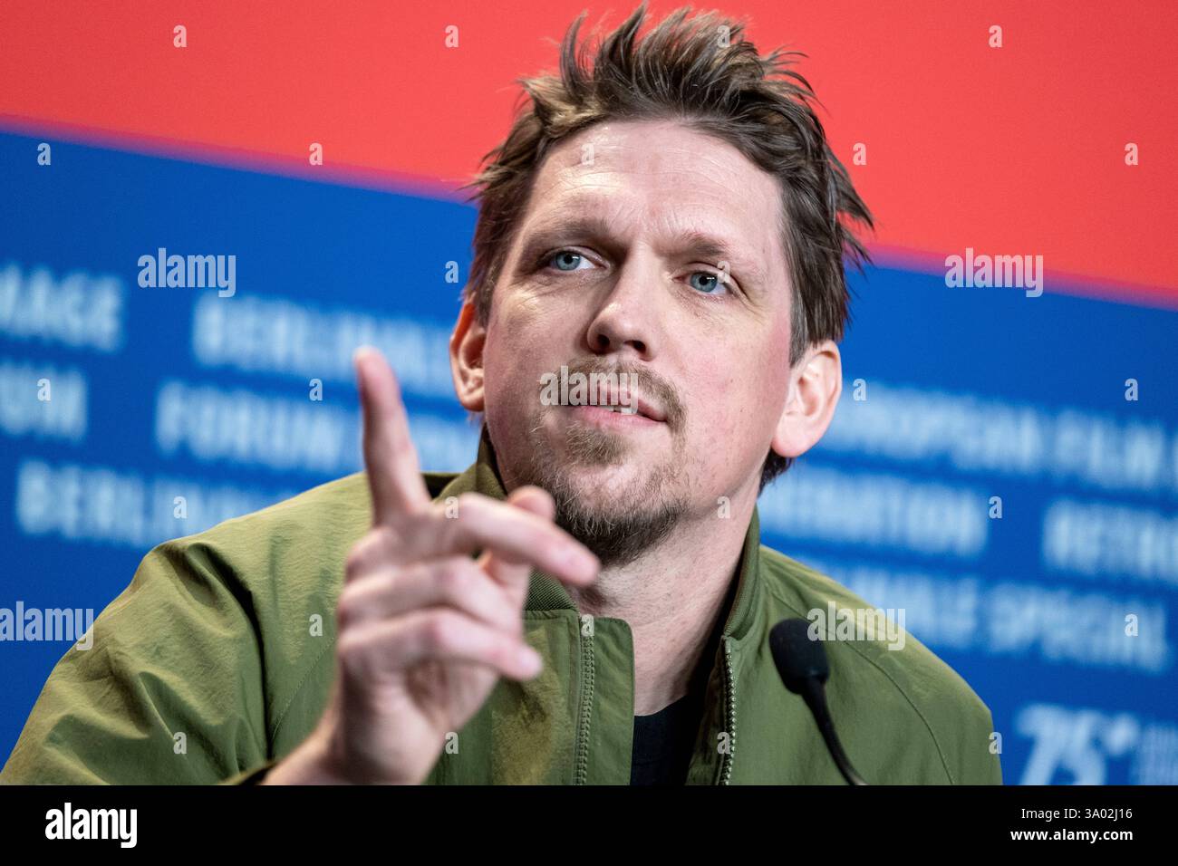 Regisseur Jan-Ole Gerster während der Pressekonferenz zum Film Islands ...