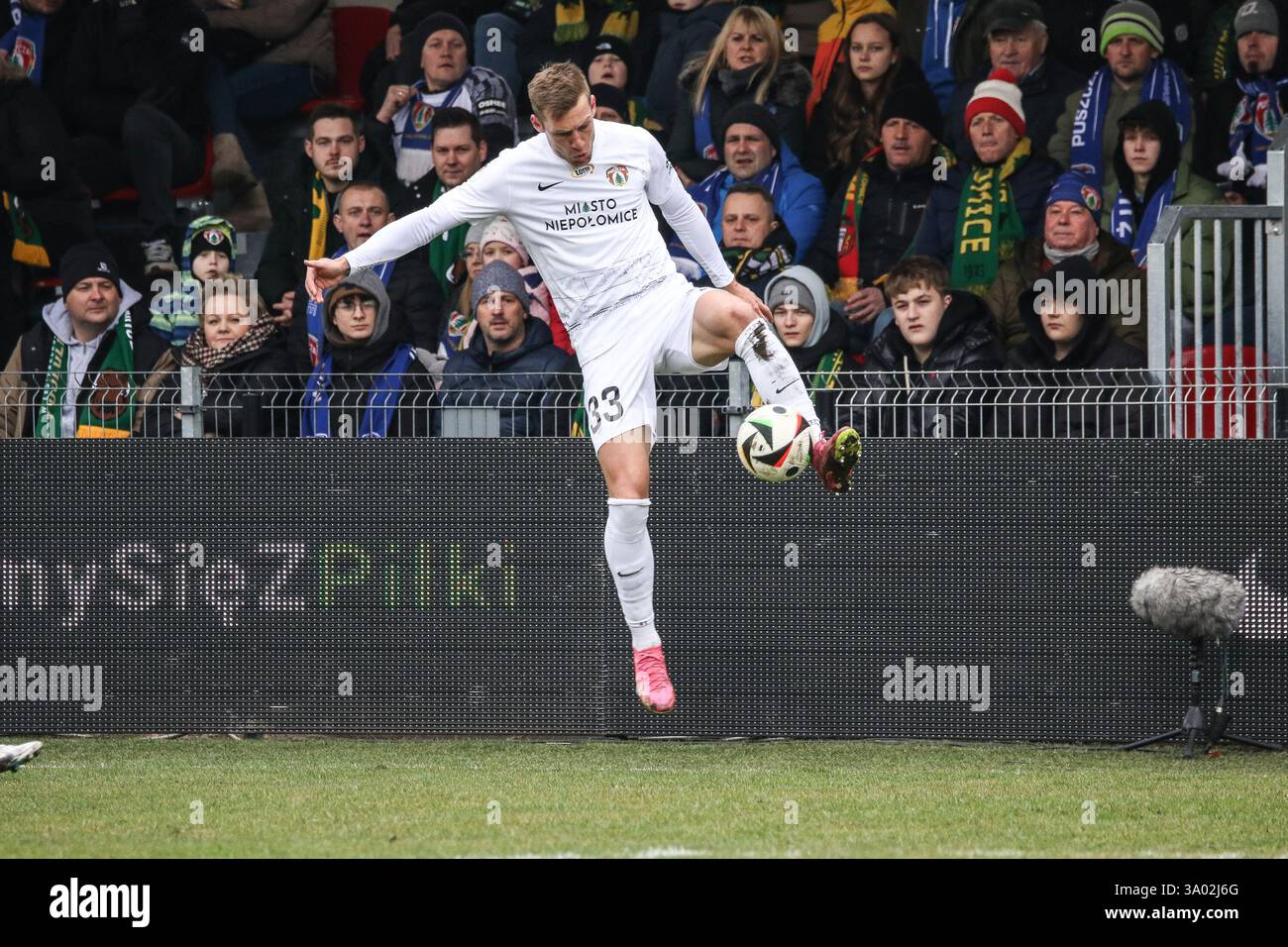 Krakow, Poland, 2nd March, 2025, football 2024 2025 PKO BP Ekstraklasa ...