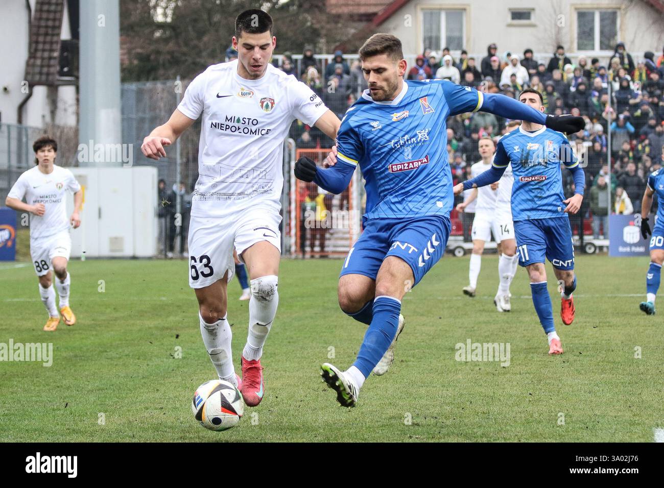 Krakow, Poland, 2nd March, 2025, football 2024 2025 PKO BP Ekstraklasa ...