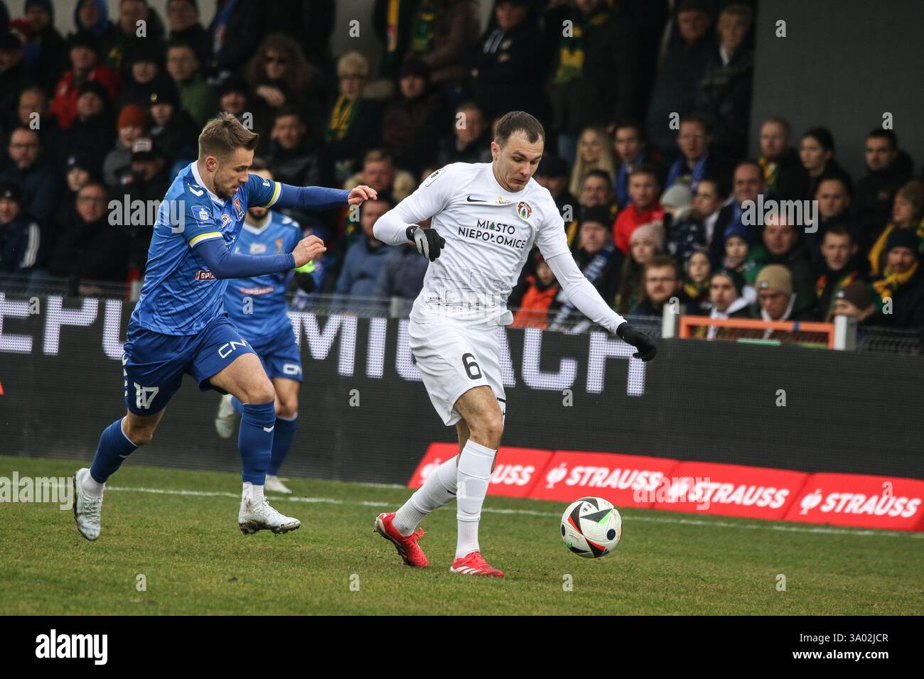Krakow, Poland, 2nd March, 2025, football 2024 2025 PKO BP Ekstraklasa ...