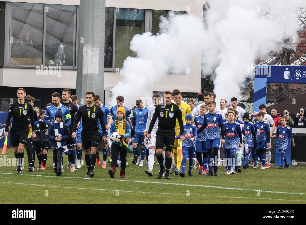 Krakow, Poland, 2nd March, 2025, football 2024 2025 PKO BP Ekstraklasa ...