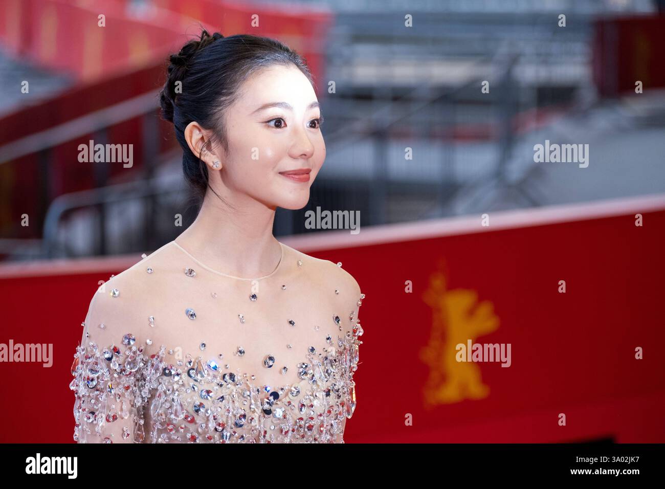 Schauspielerin Liu Haocun bei der Premiere des Films XIANG FEI DE NV ...