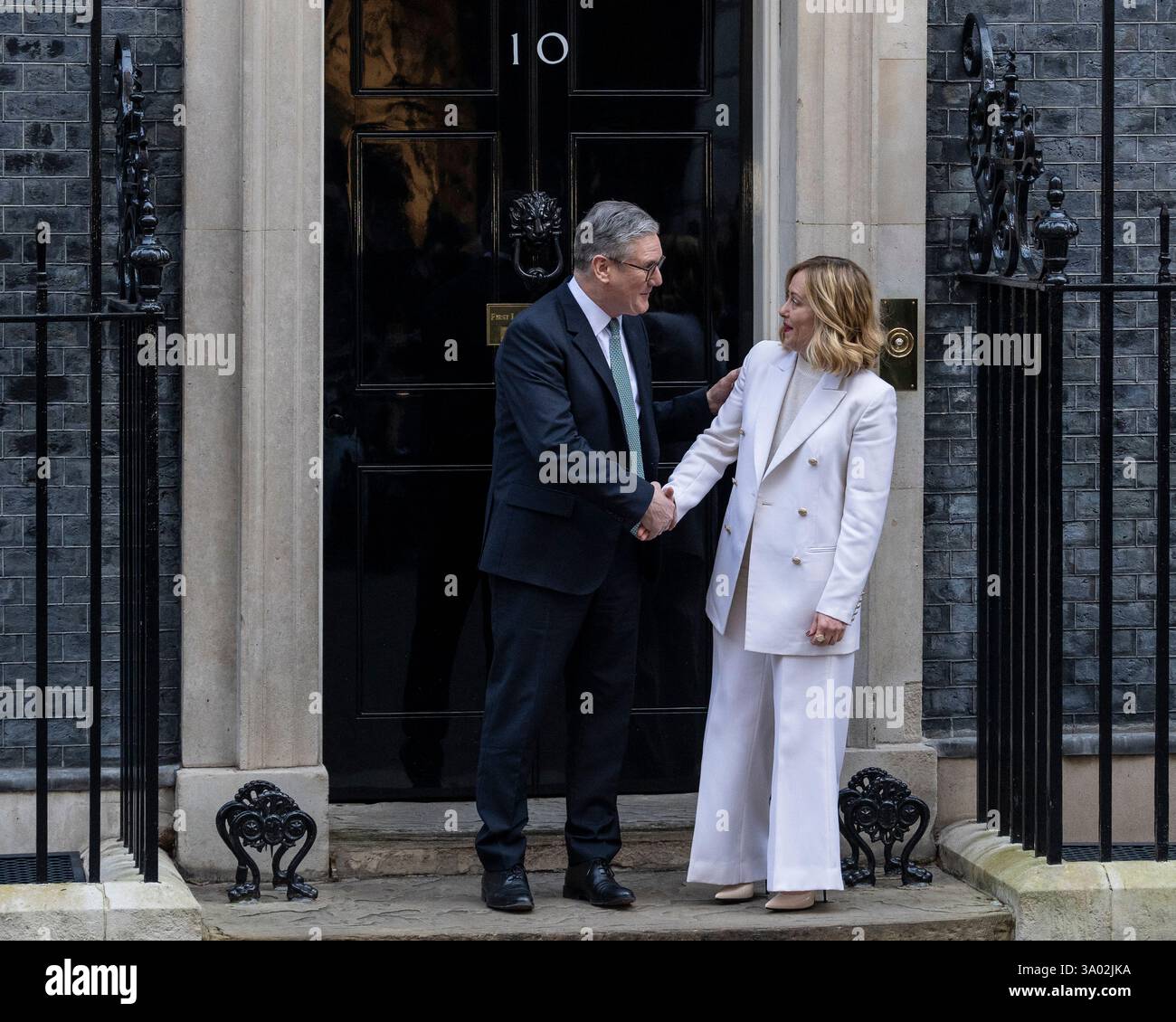 London, UK. 2 March 2025. Prime Minister of Italy, Giorgia Meloni ...